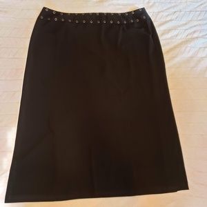 Maggie Mcnaughton | Skirts | Maggie Mcnaughton Long Black Skirt | Poshmark